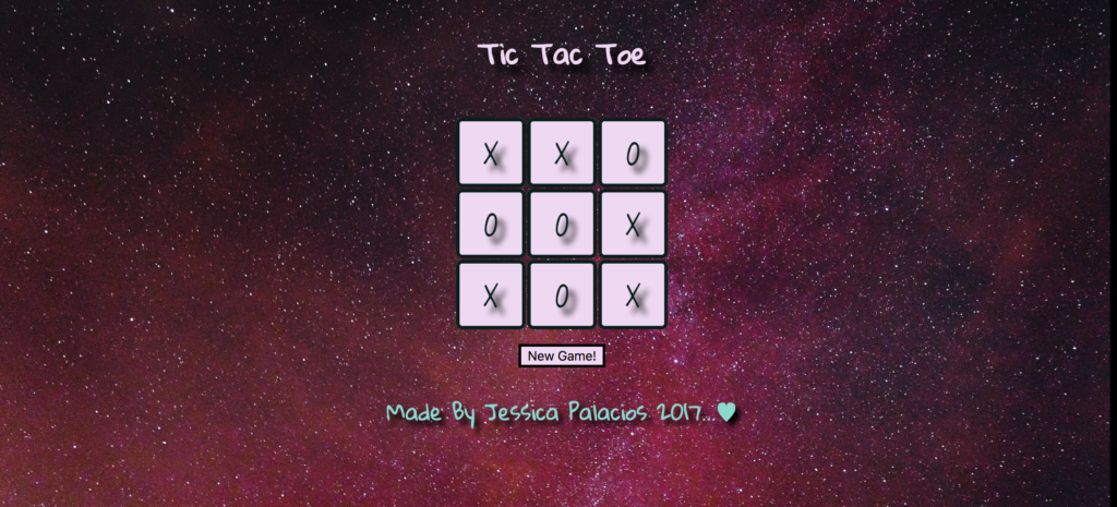 Tic Tac Toe - Jess Plus Life javascript